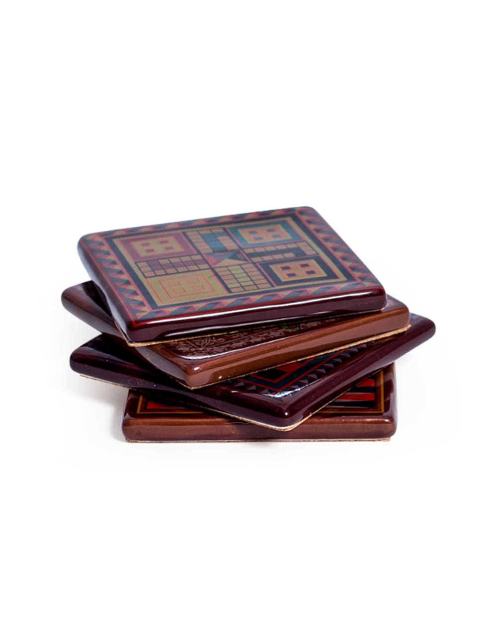 Set of 4 Classic Board Game Coasters
