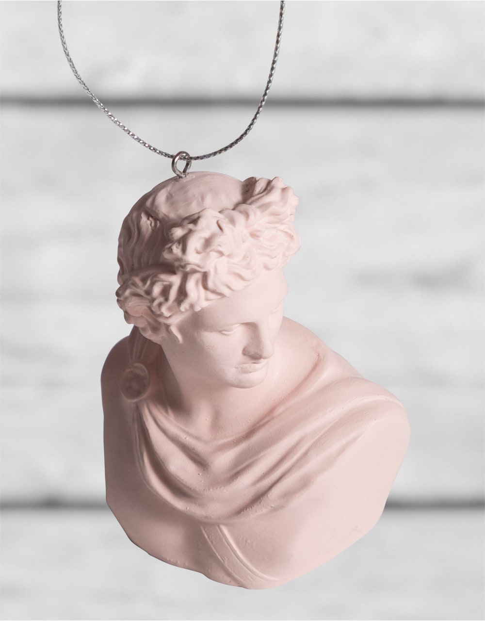 Pink Apollo Bust Hanging Decoration (to be bought in qtys of 8)