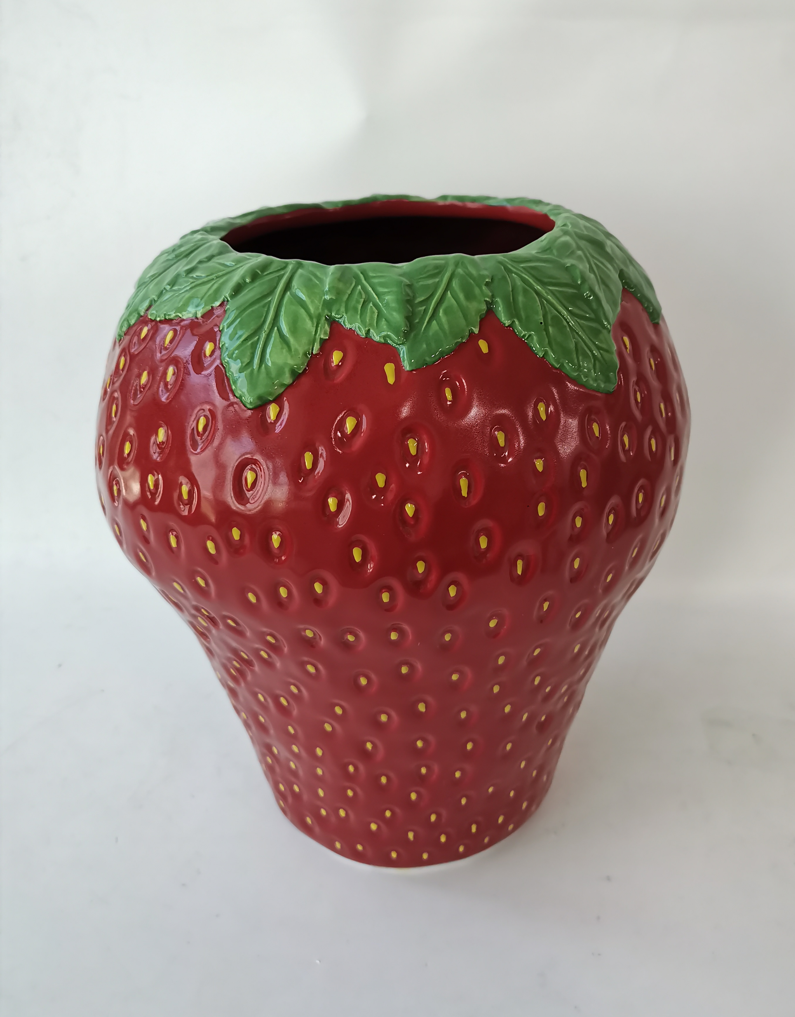 Ceramic Large Strawberry Vase