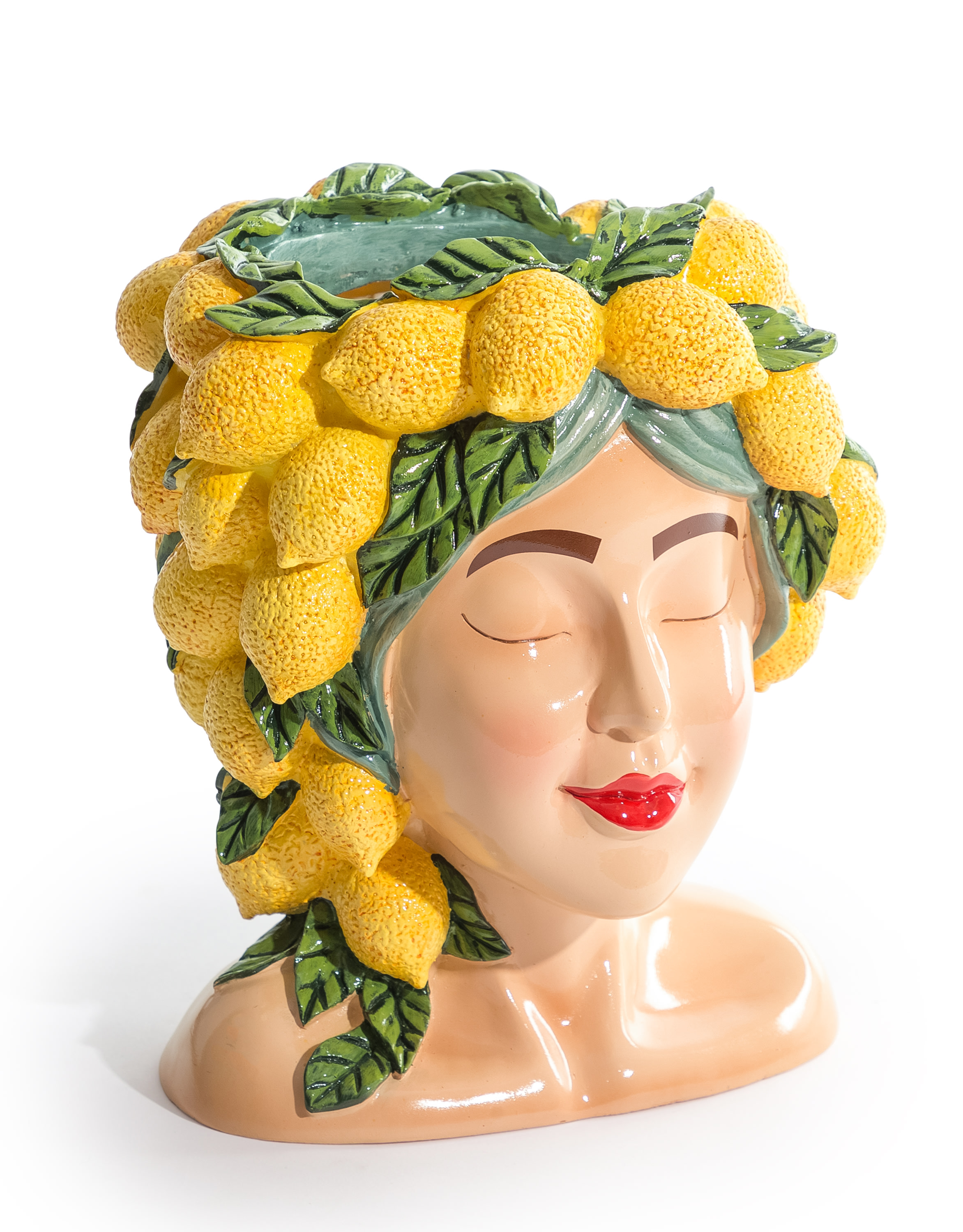 "Lady Lemon" Bust Vase