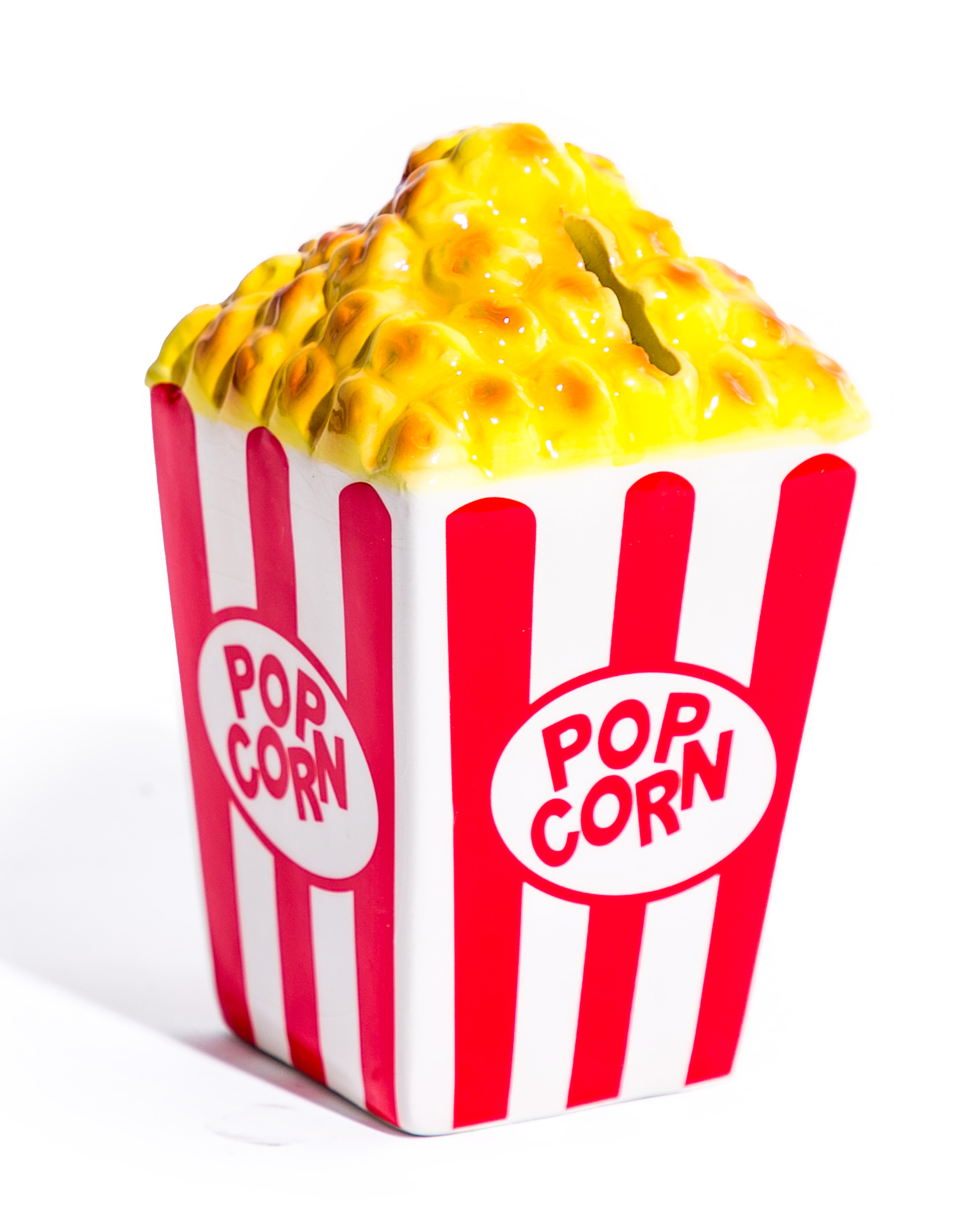 Ceramic Popcorn Money Bank