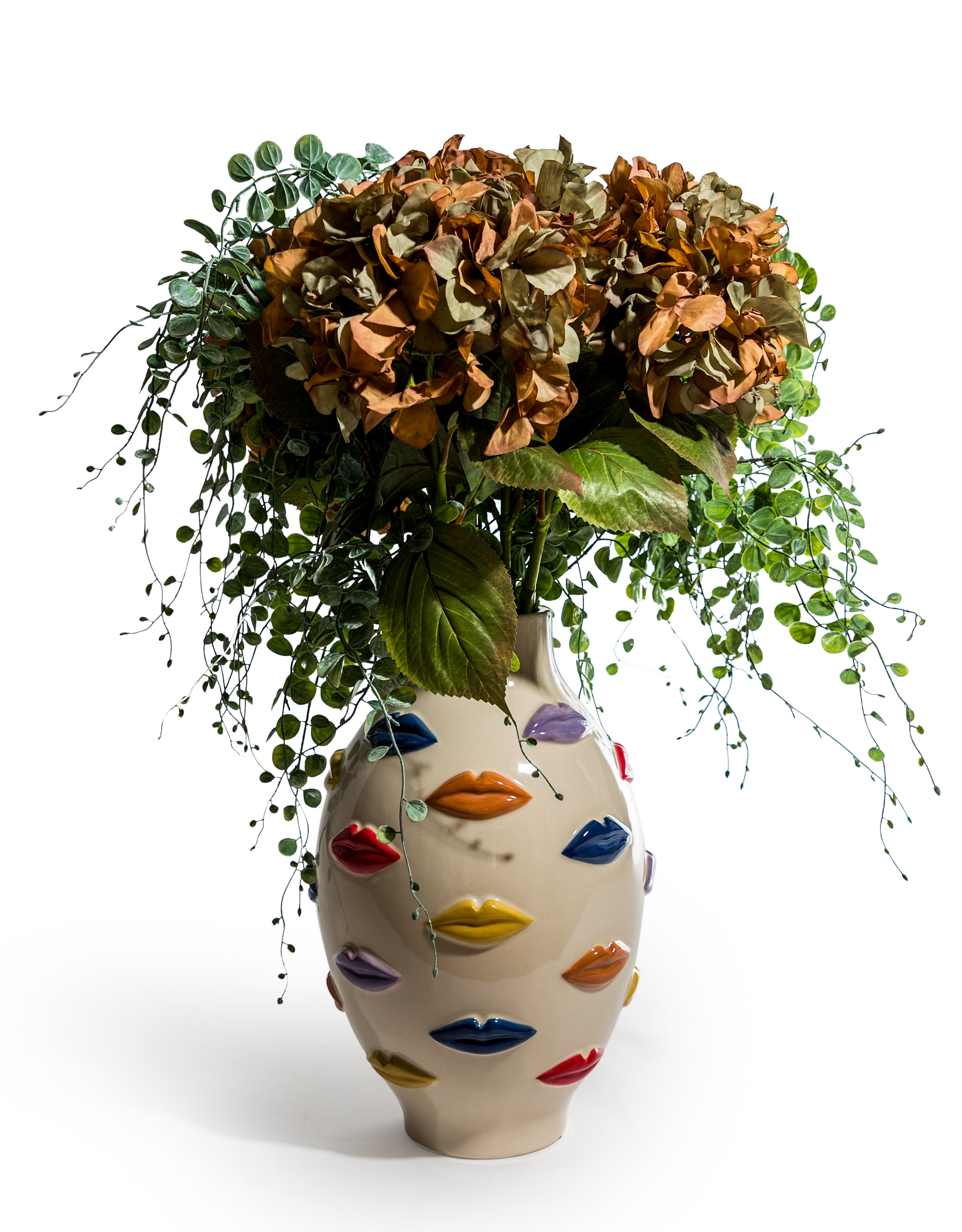 Large Multi Lips Vase