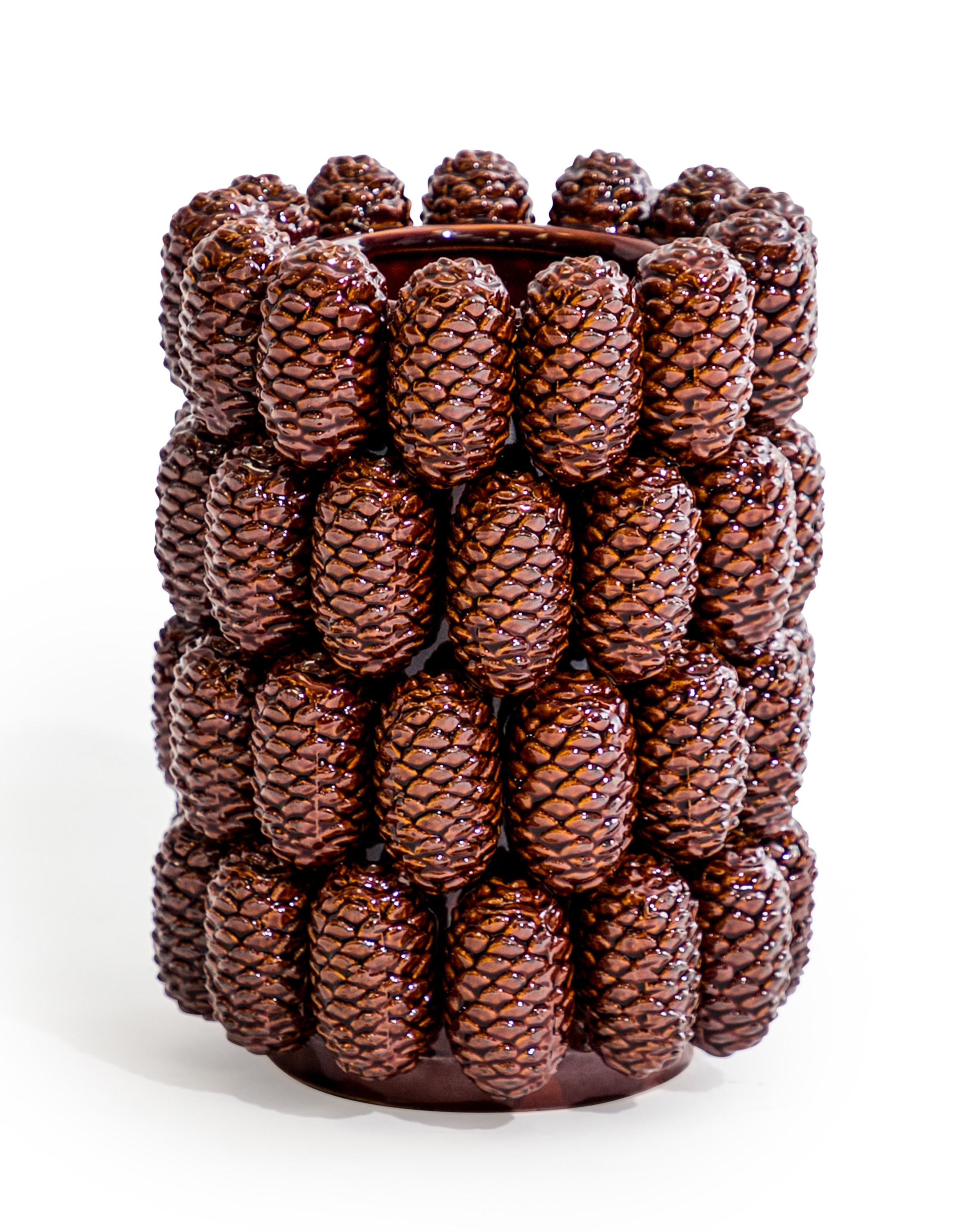 Ceramic Pine Cone Vase