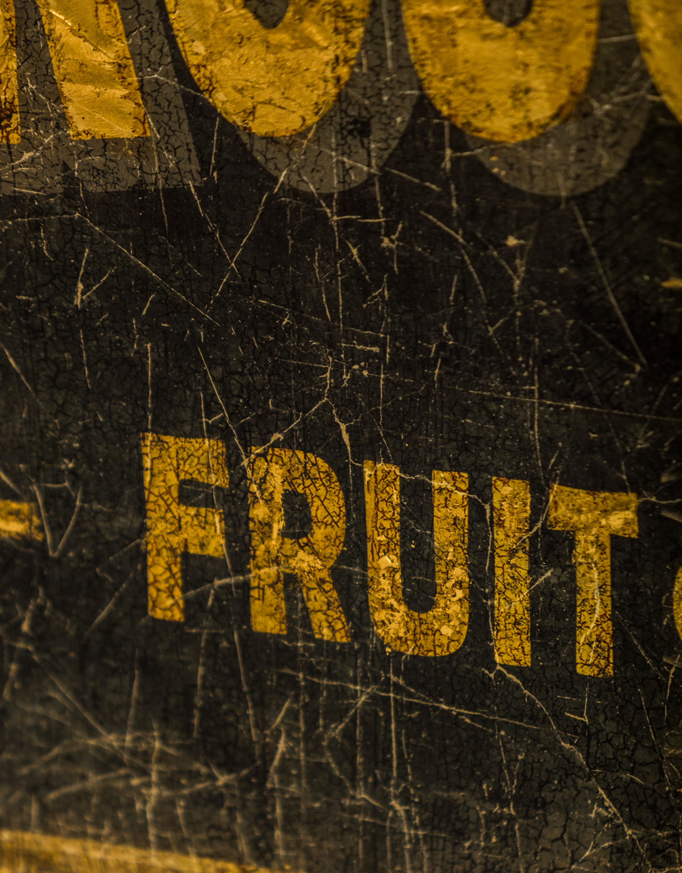 Extra Large Antiqued "Borough Market" Wall Sign