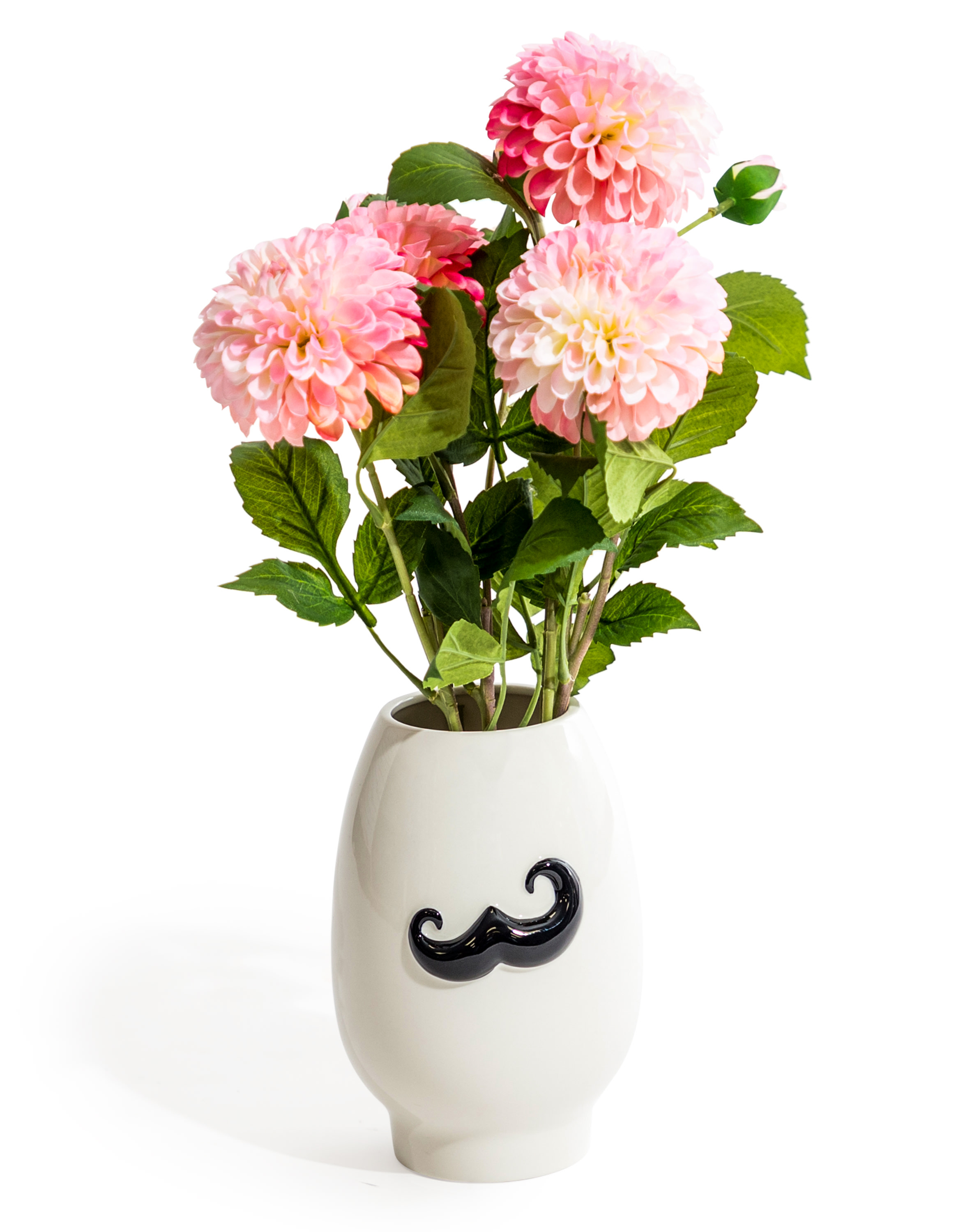 Ceramic Moustache Vase