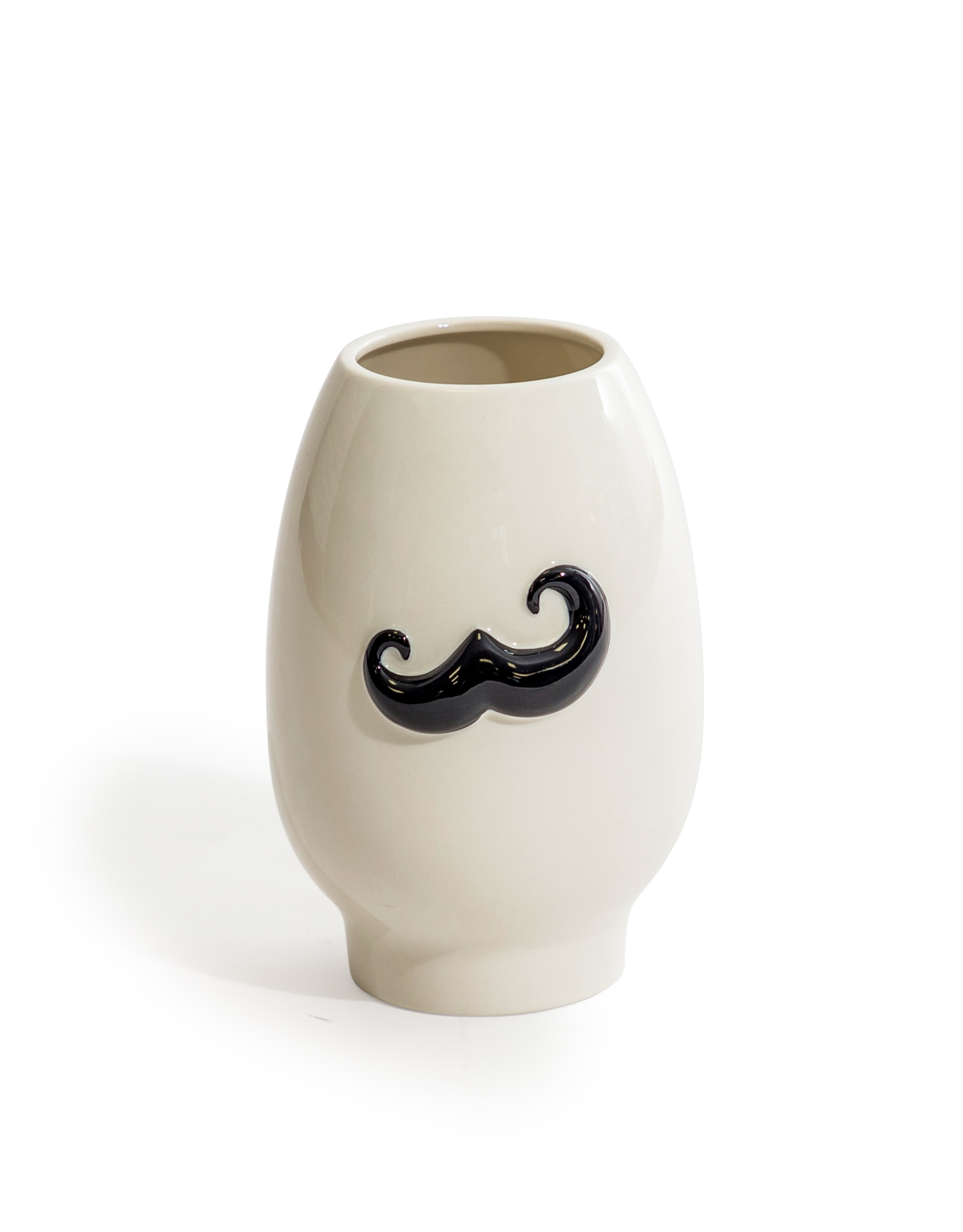Ceramic Moustache Vase