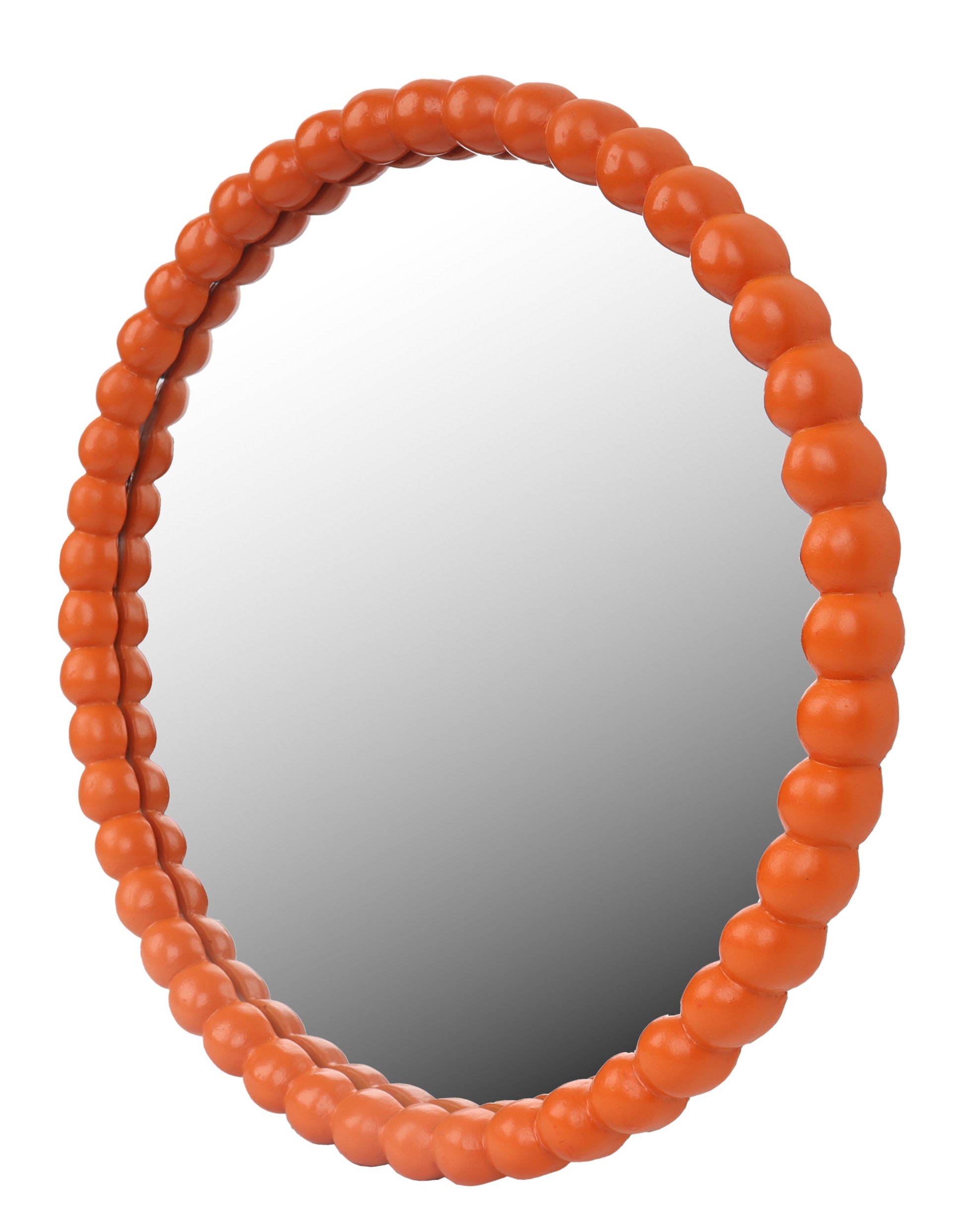 Orange Ball Framed Wall Mirror