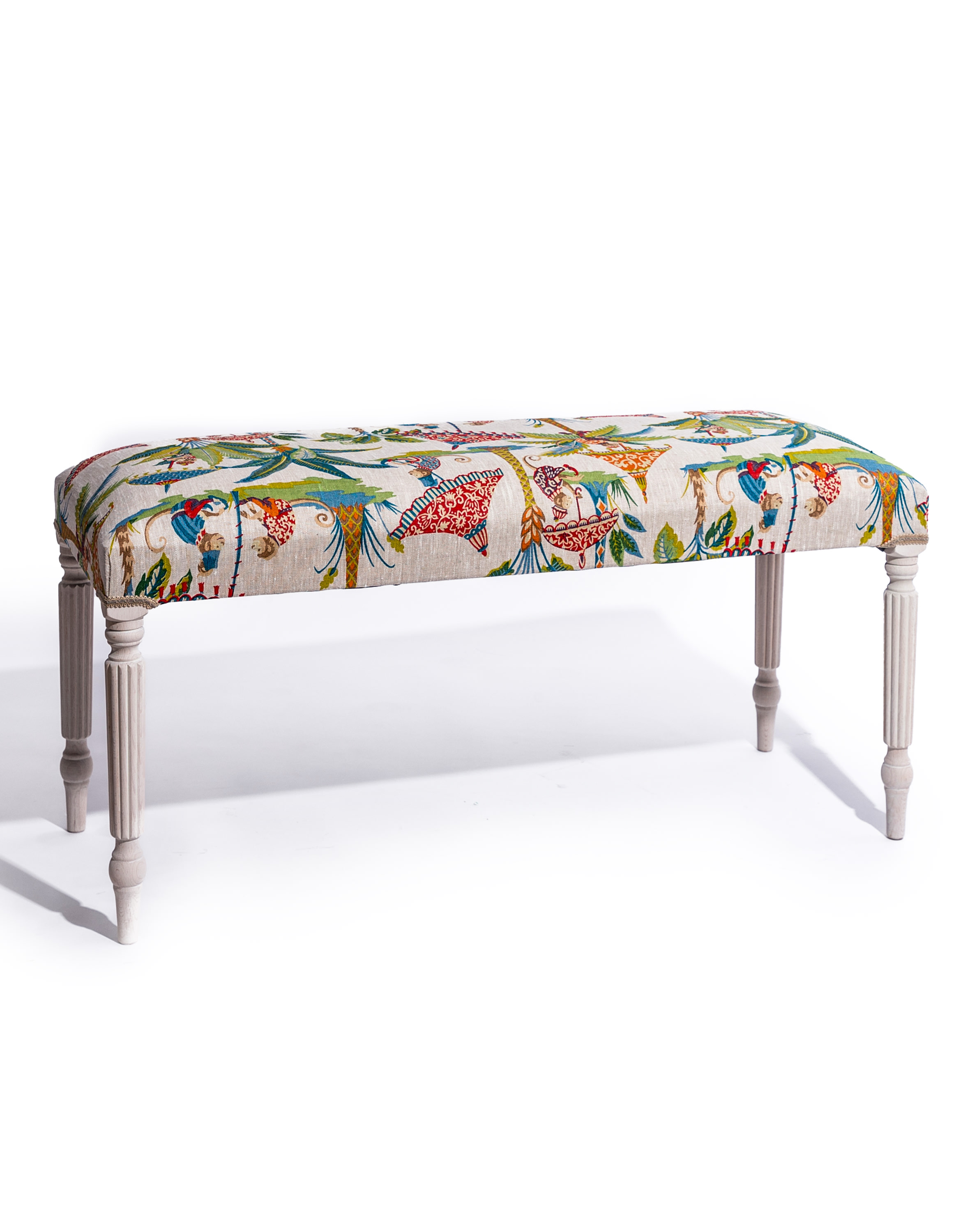 Exotic Monkey Parasol Bench - Hand Made in the UK