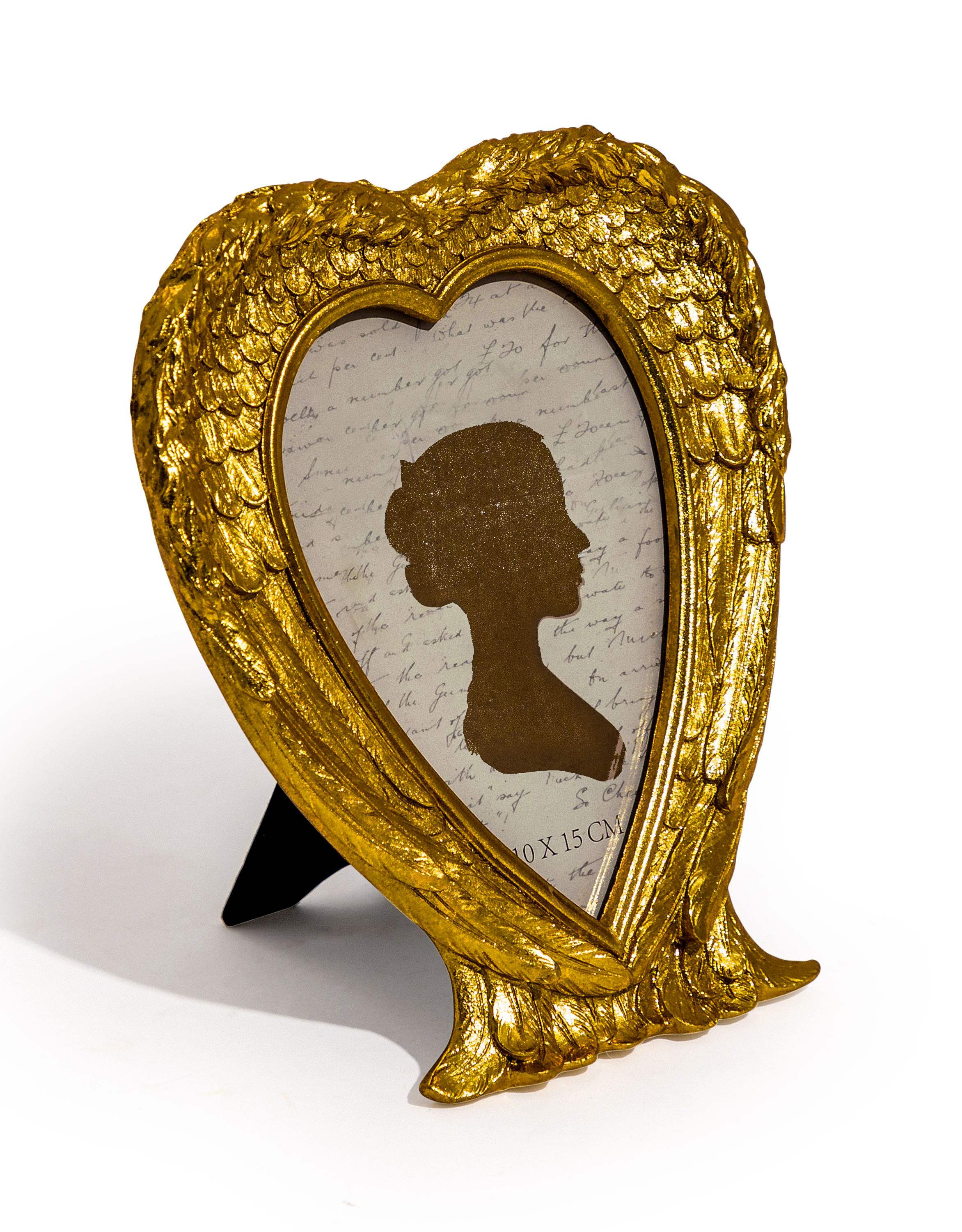 Gold Angel Wing 5x7" Photo Frame