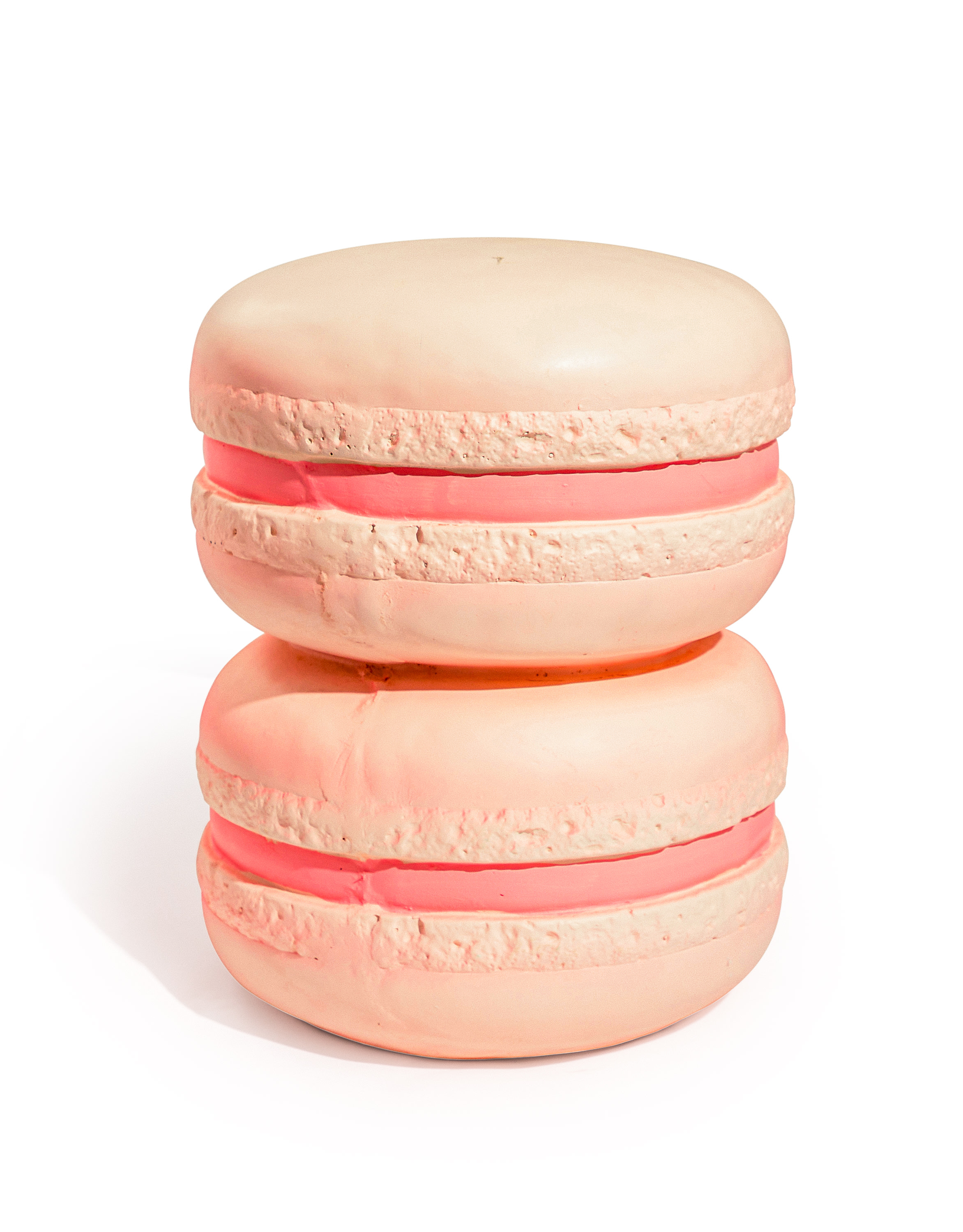 Pink Macaroon Stack Side Table / Stool