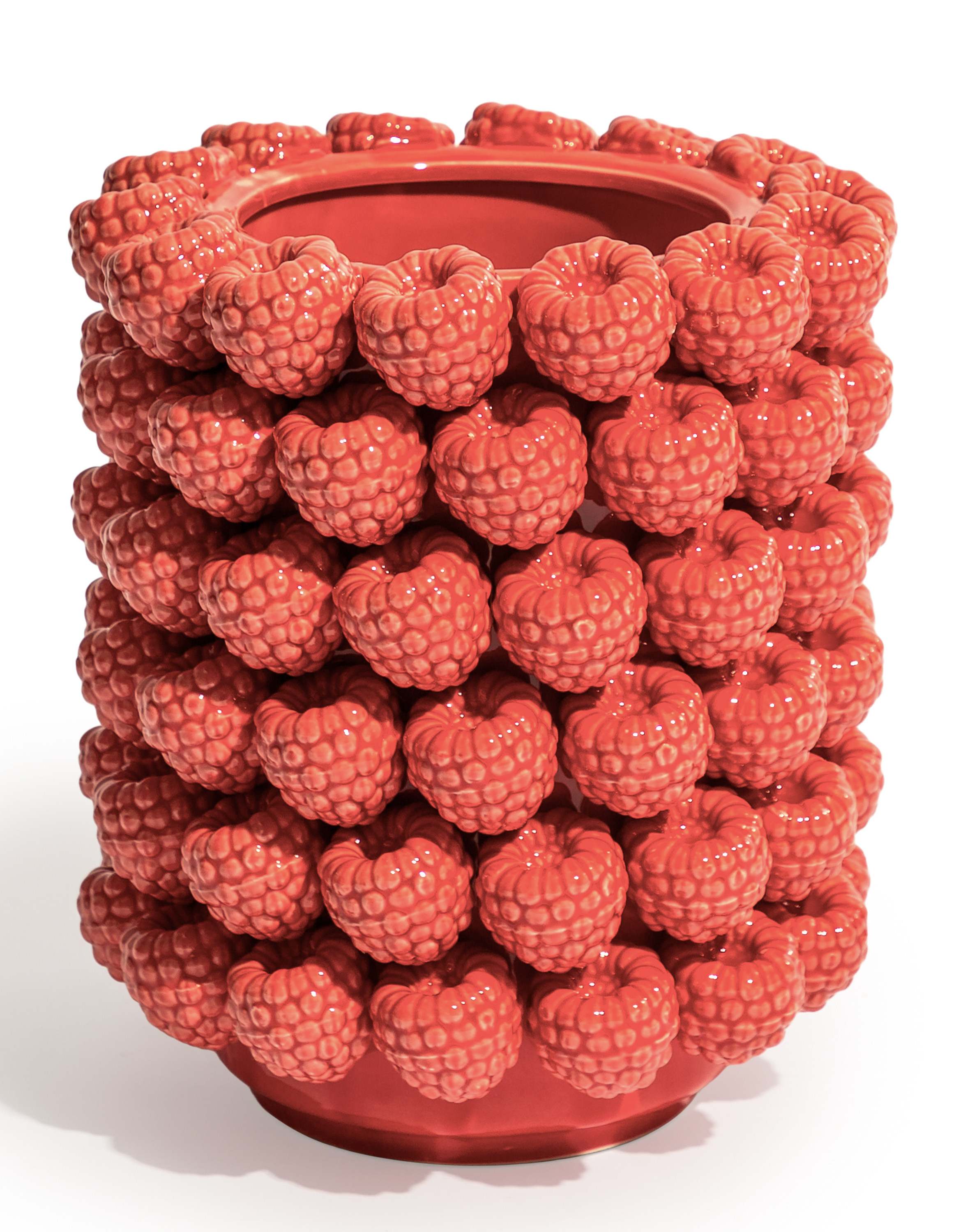 Ceramic Large Multi Raspberry Vase