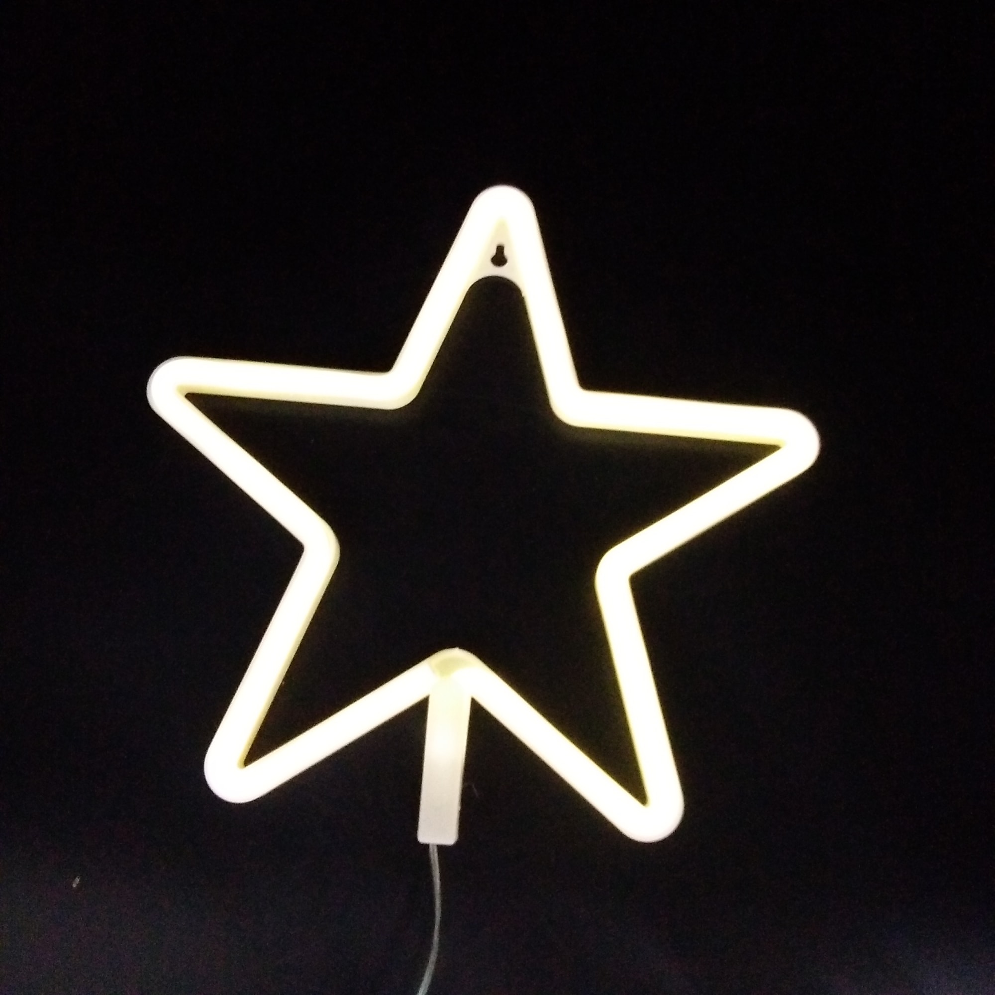 Star Neon Lights 27.5x26.8x2.2cm (w.white) 50/box