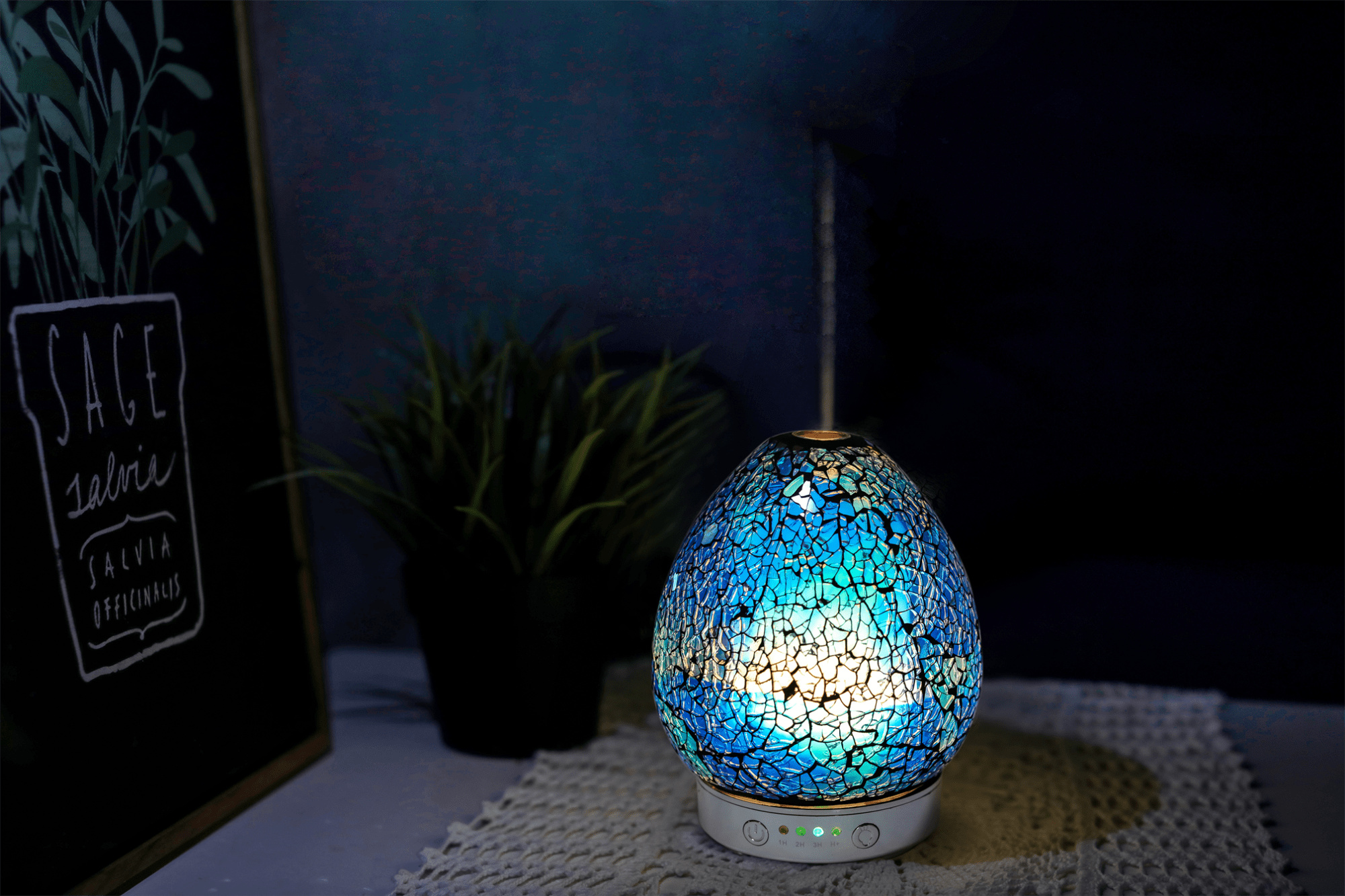 Aurora Cobalt Blue Mosaic Diffuser