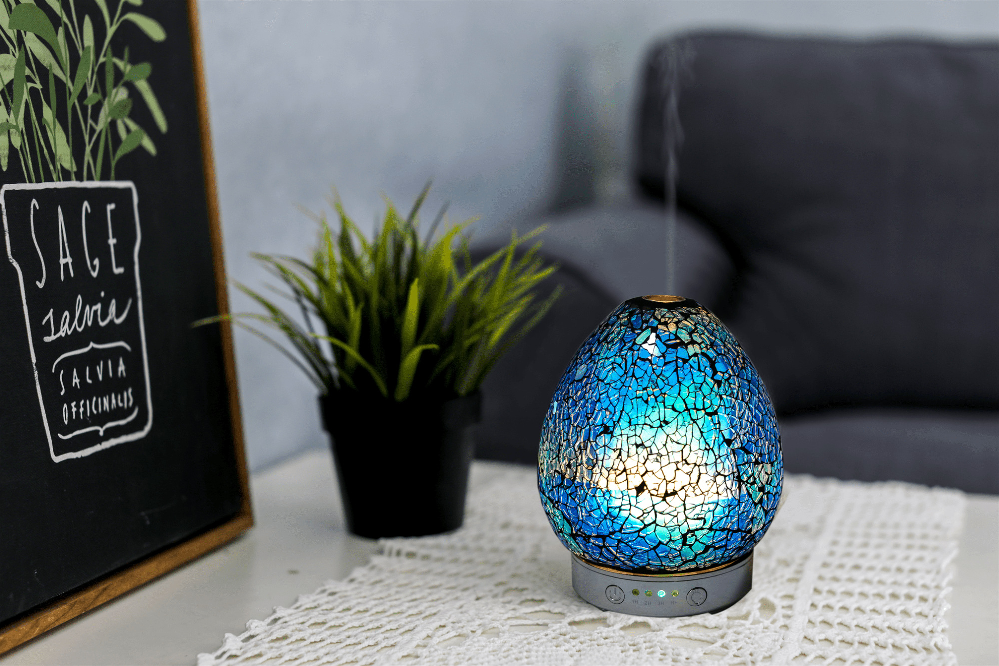 Aurora Cobalt Blue Mosaic Diffuser
