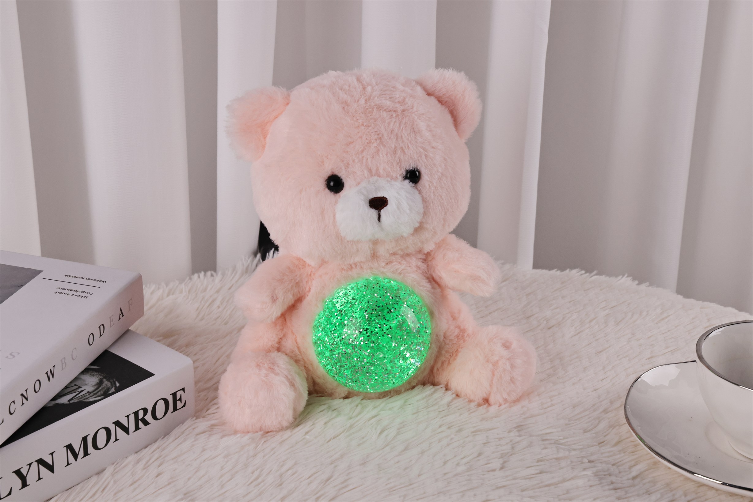 Rosie The Teddy - Magic Belly wt Glitter Ball