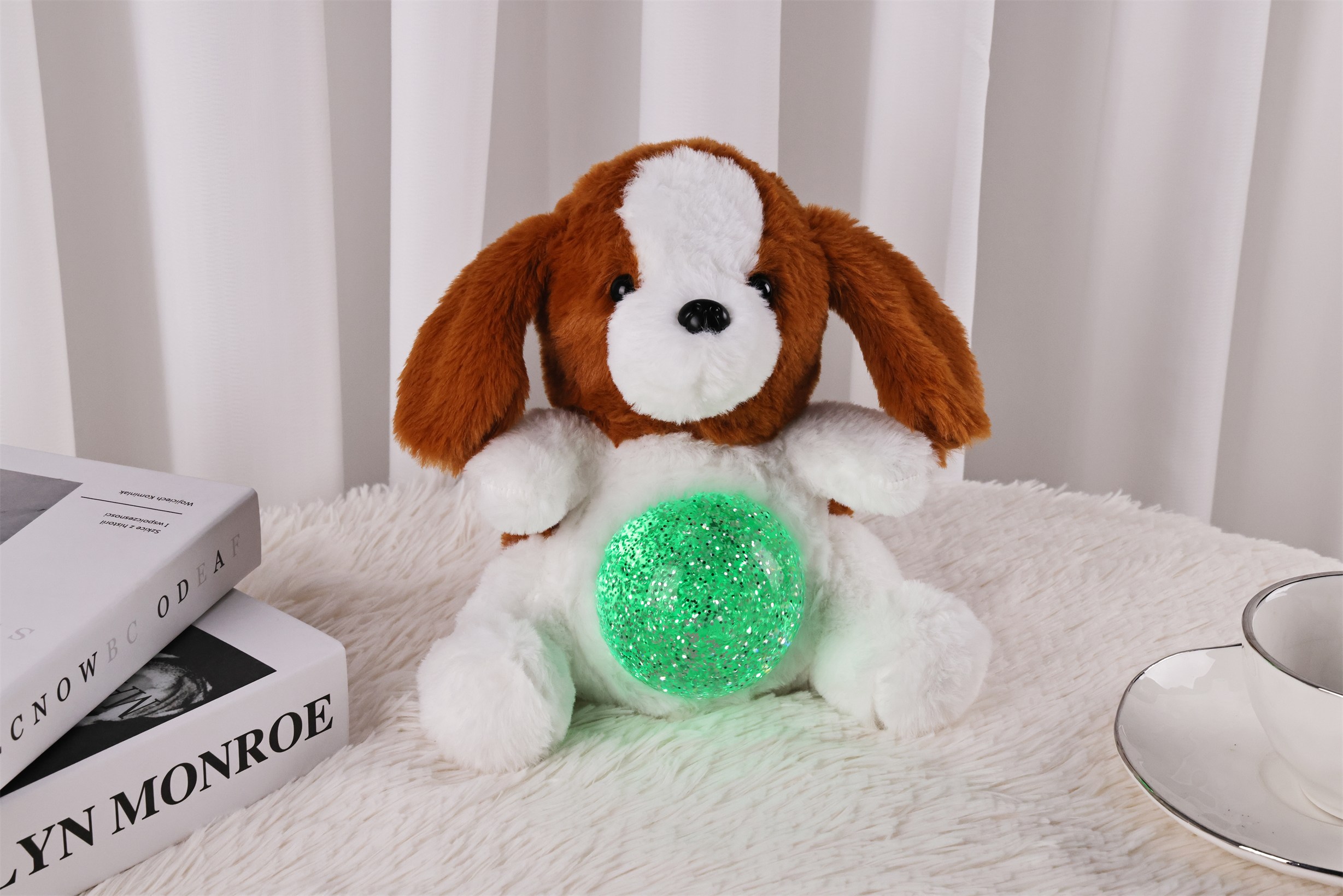 Charlie The Puppy - Magic Belly wt Glitter Ball