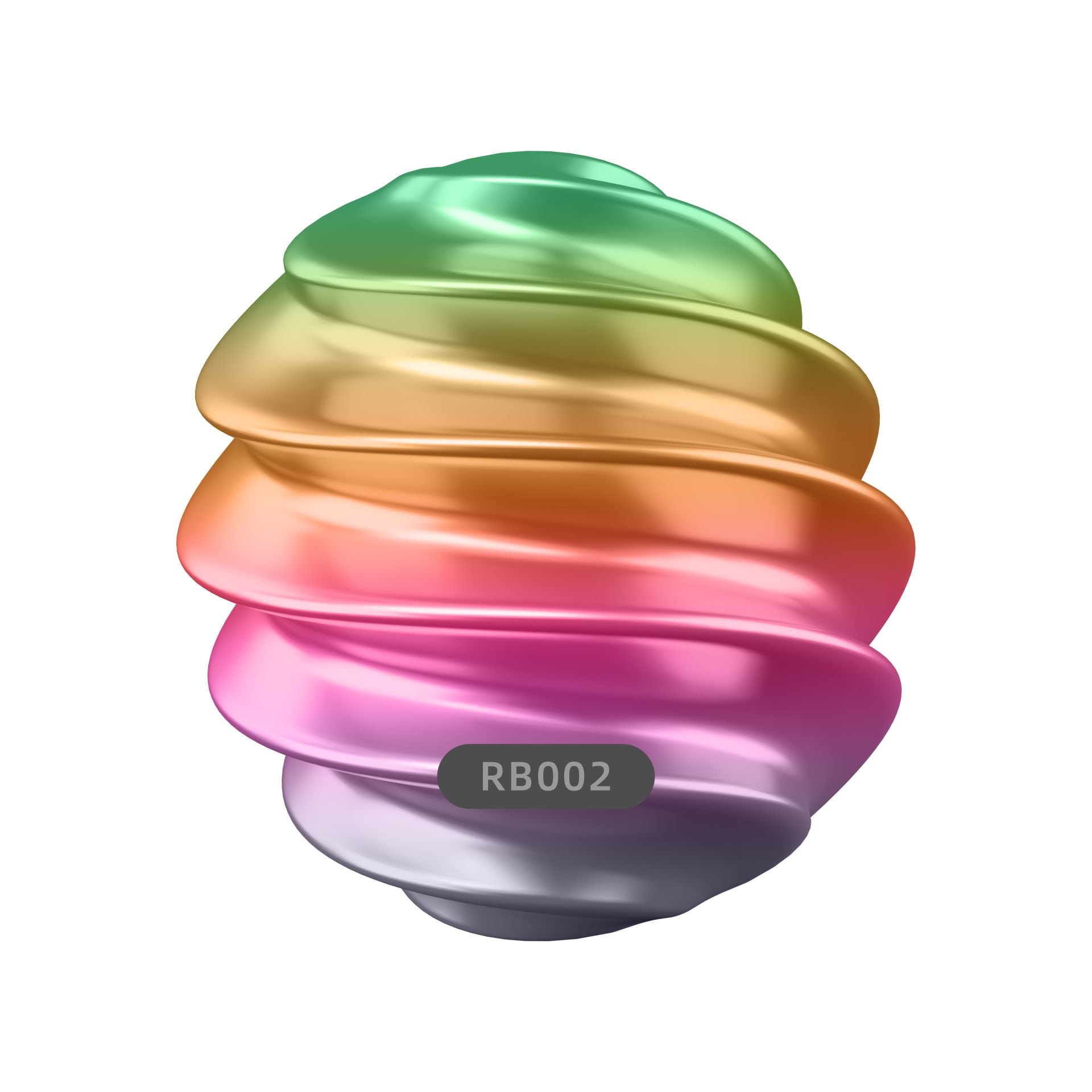 Rainbow 3D Printed Gradient Silk Filament
