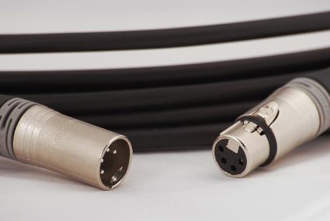 StageCable Scroller Cable + XLR 4pin Plug & Socket - 3m