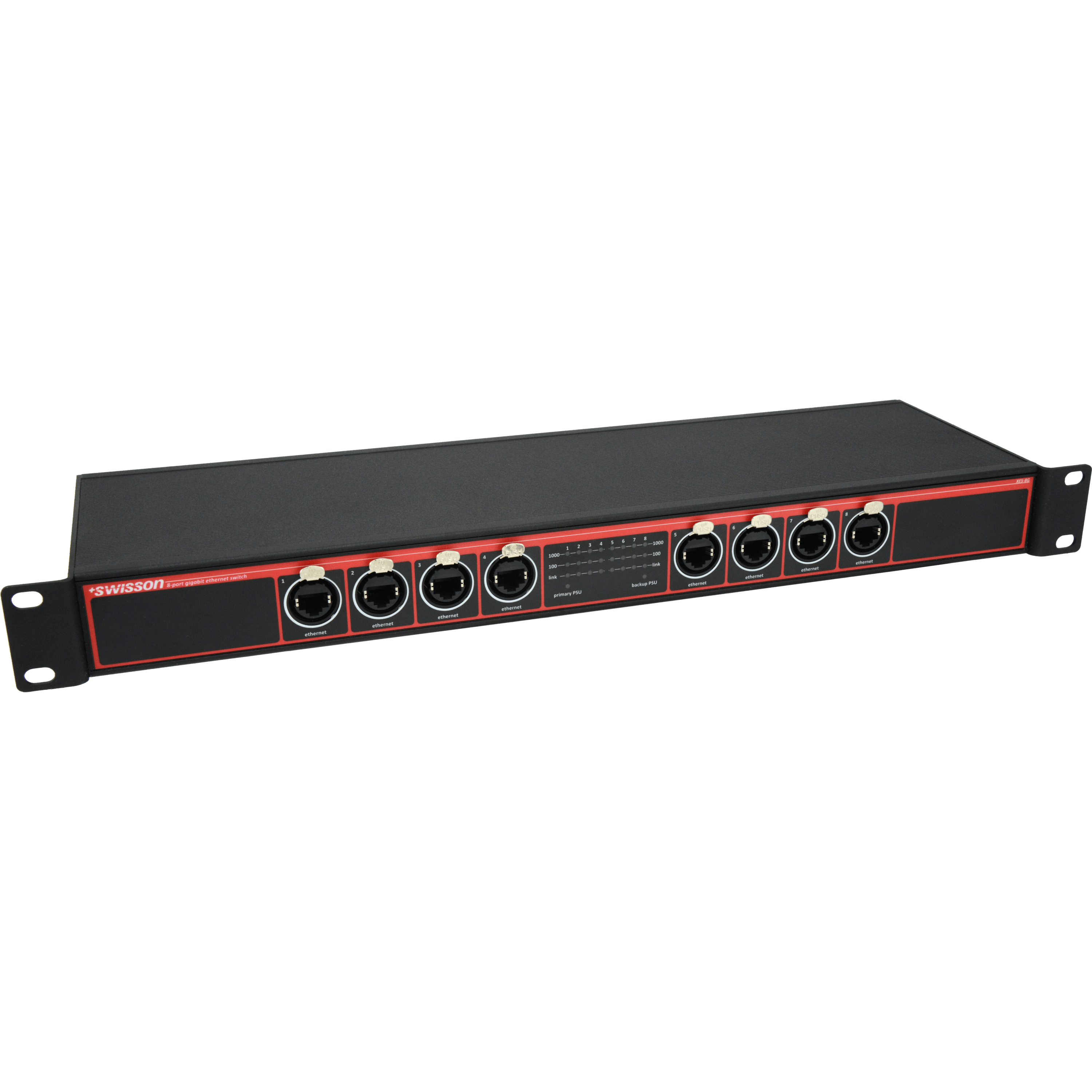 Swisson XES-8G 8-Port Gigabit Ethernet Switch | Stage Electrics