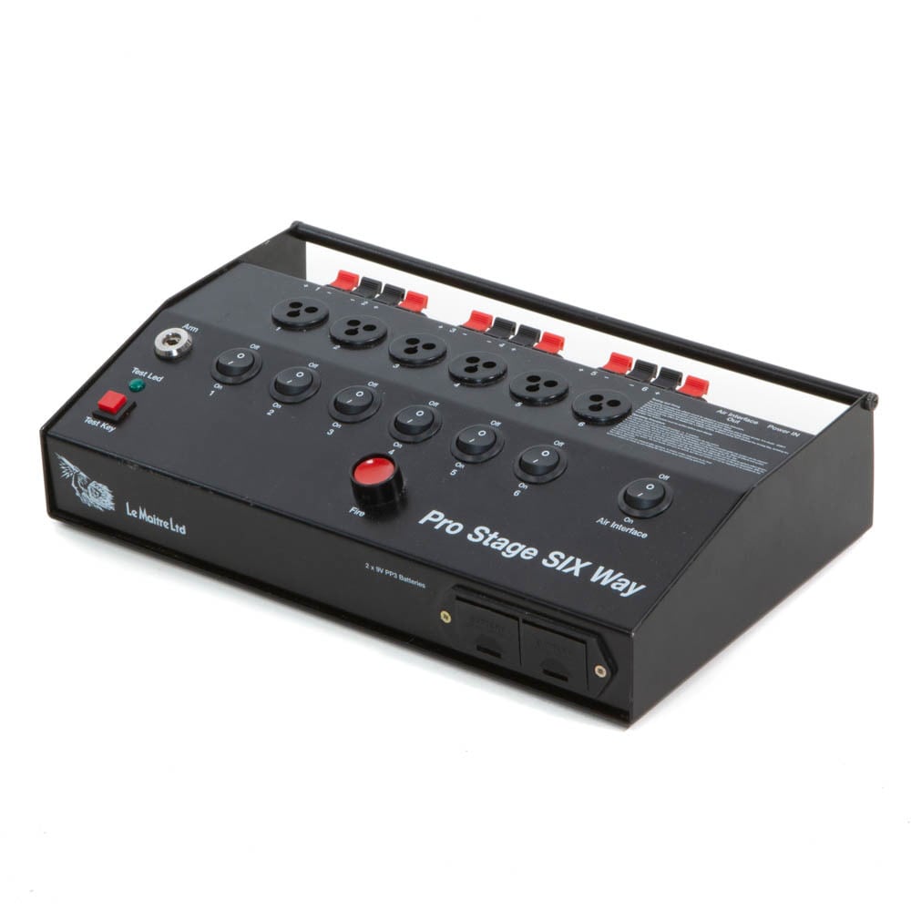 Le Maitre Prostage 6 Way Pyro Controller | Stage Electrics