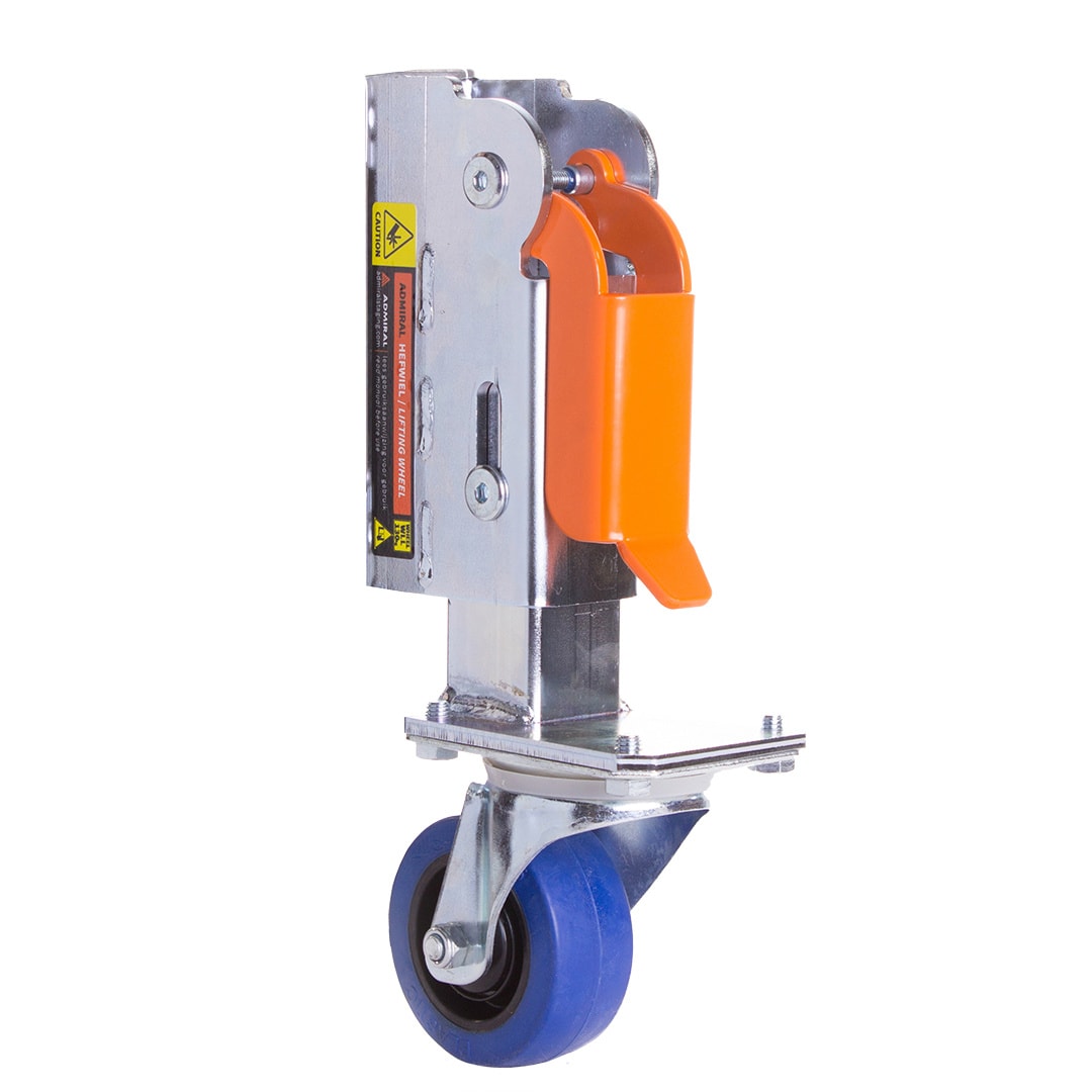 Admiral Lifting Wheel | 80mm Rotating Castor | Stage Electrics