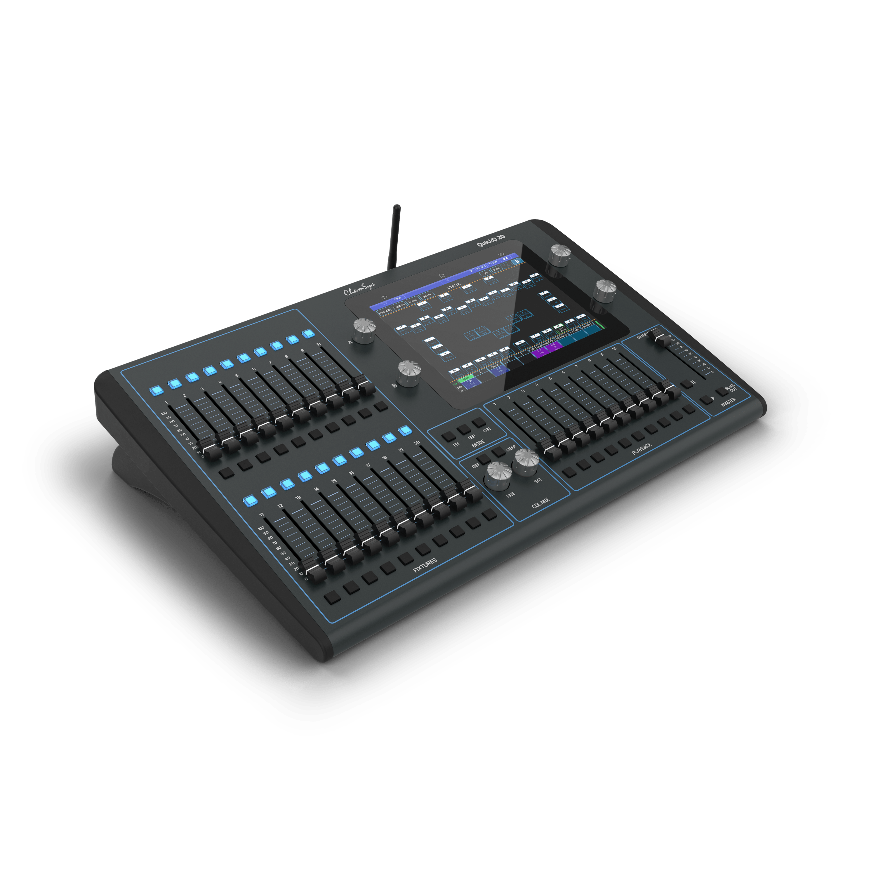 Chamsys QuickQ 20 Console 2 Universe | Stage Electrics