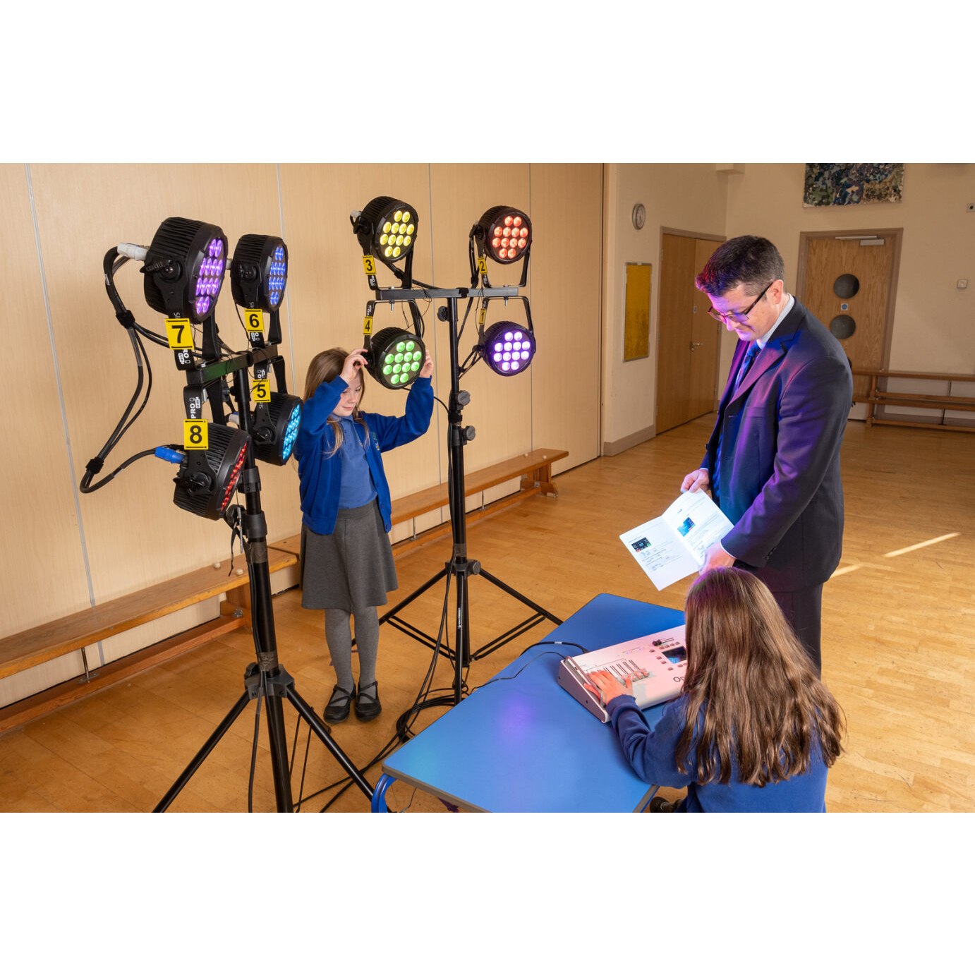 Opus LX-KIT4 OpusLighting Kit 4 (8 Lights) 2x Wash Stands + OpusConcerto