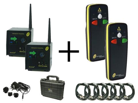 Interspace MC3-L2 TFC MicroCue3 L Twin Pro Kit +Case incl 2 x 2-Button ...