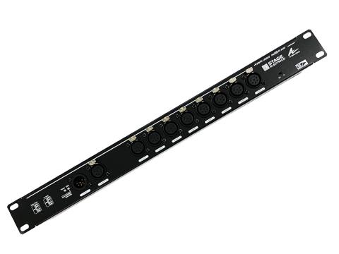 Artistic Licence rackSplit octo 1U 1x Input 8x Output DMX512 Splitter 5-pin XLR with RDM (SE ...