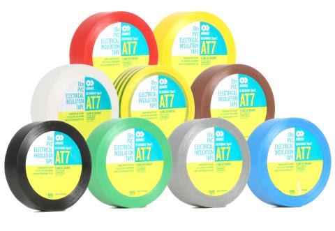 Advance 173884 AT7 Pack of Coloured PVC Tape 15mm x10m