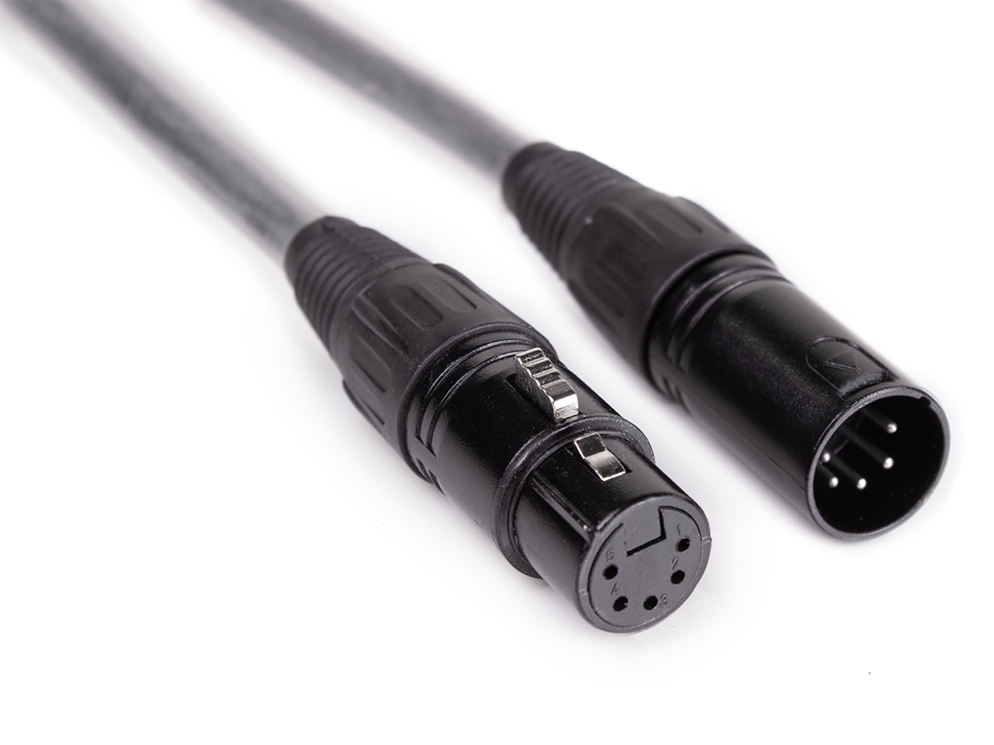 Admiral Staging KCXA5Z100 DMX 5pin Cable + XLR 5pin Plug & Socket - 10m