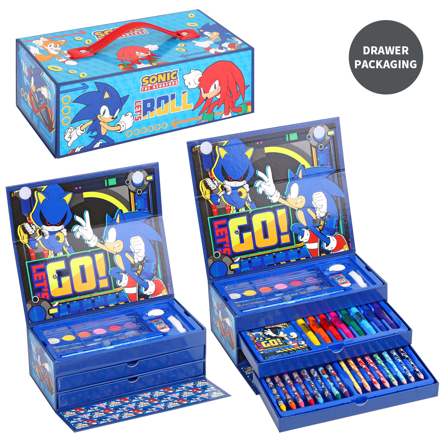 Sonic 52pc Colouring Case