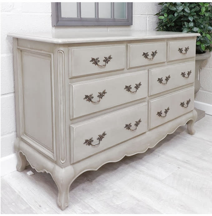 Chest Of Drawers French Style Grey at Stephanie Bauer blog
