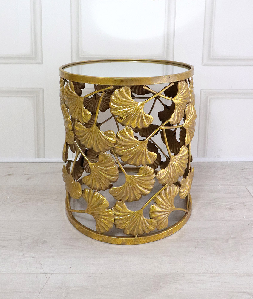 Gold Leaf Side Table | Nicky Cornell