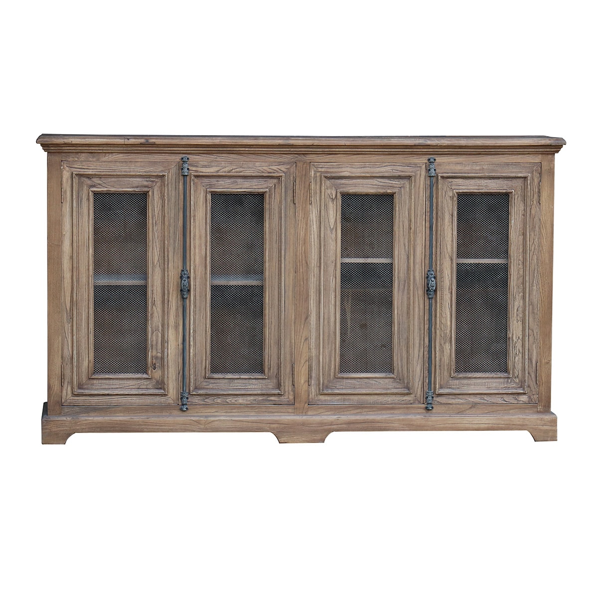 Rustic Reclaimed 4 Door Sideboard with Chicken Wire | Hudson Bay by ...