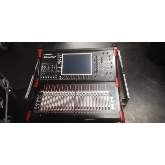 DiGiCo X-SD9-1P Ex Demo SD9 Console with D-Rack +75m Cable incl Flightcases