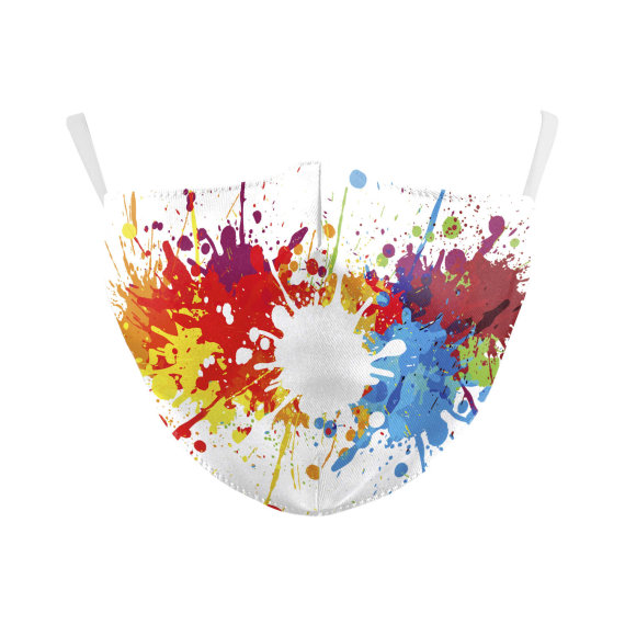 Paint Splash Reusable Face Mask