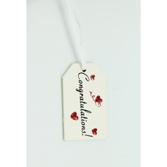 Congratulations Gift Tag 7*4cm