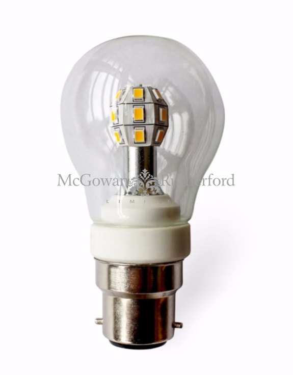 Large Bayonet Silver 5W LED Bulb