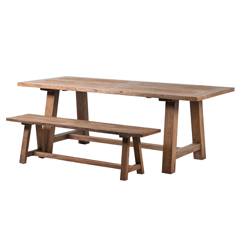 Reclaimed Farmhouse Trestle Leg Dining Table | Nicky Cornell Reclaimed Farmhouse Trestle Leg Dining Table | Nicky Cornell