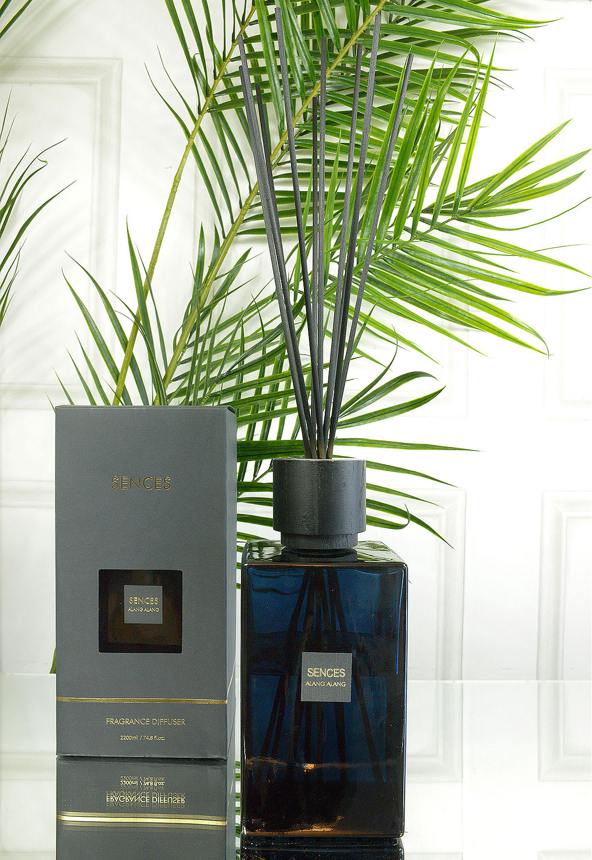 Sences Onyx Alang Alang Extra Large Reed Diffuser | Nicky Cornell Sences Onyx Alang Alang Extra Large Reed Diffuser | Nicky Cornell