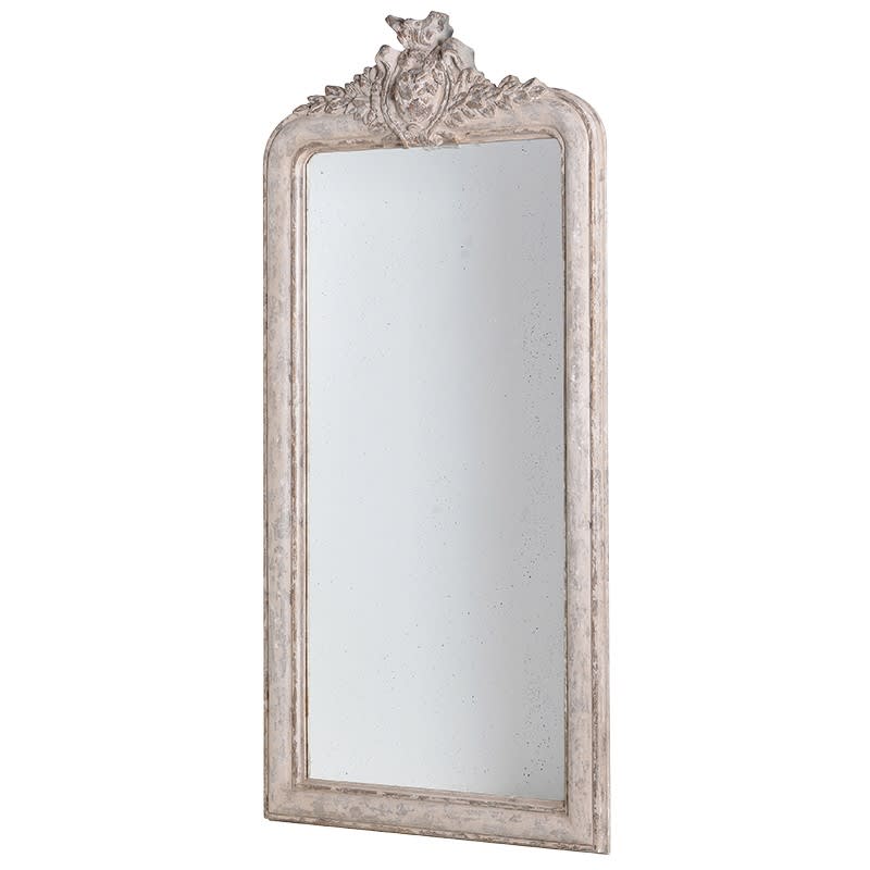 Large Arched Top Distressed Mirror