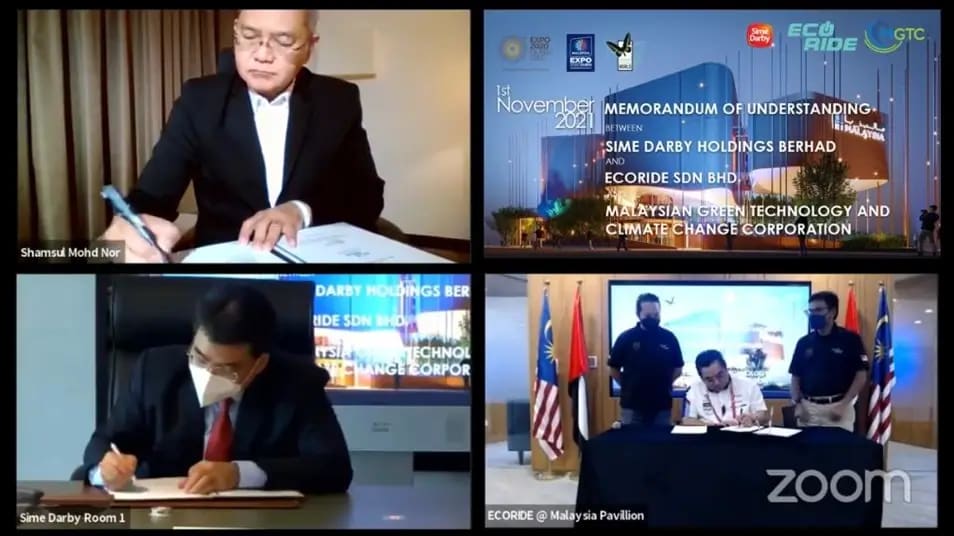 Sime Darby – ECORIDE MoU | Ecoride