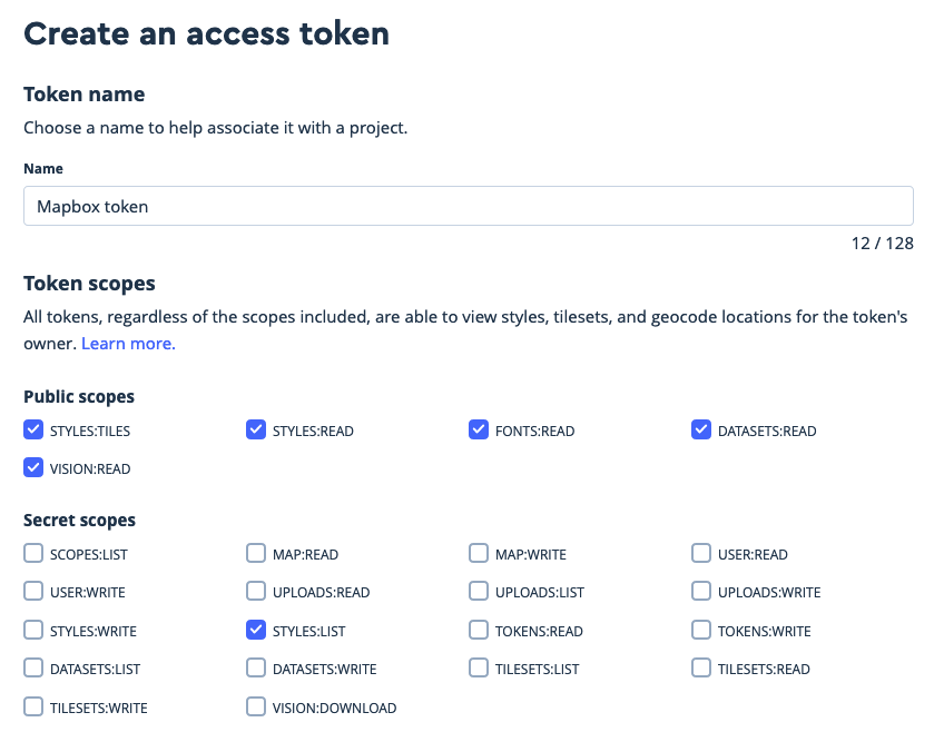 How to get your Mapbox tokens · eddiesigner/sketch-map-generator Wiki · GitHub
