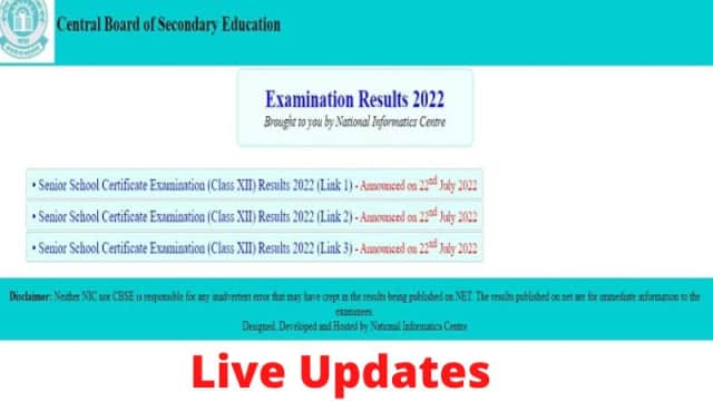 CBSE Class 10th & 12th Result 2022 Declared at cbseresults.nic.in, here ...