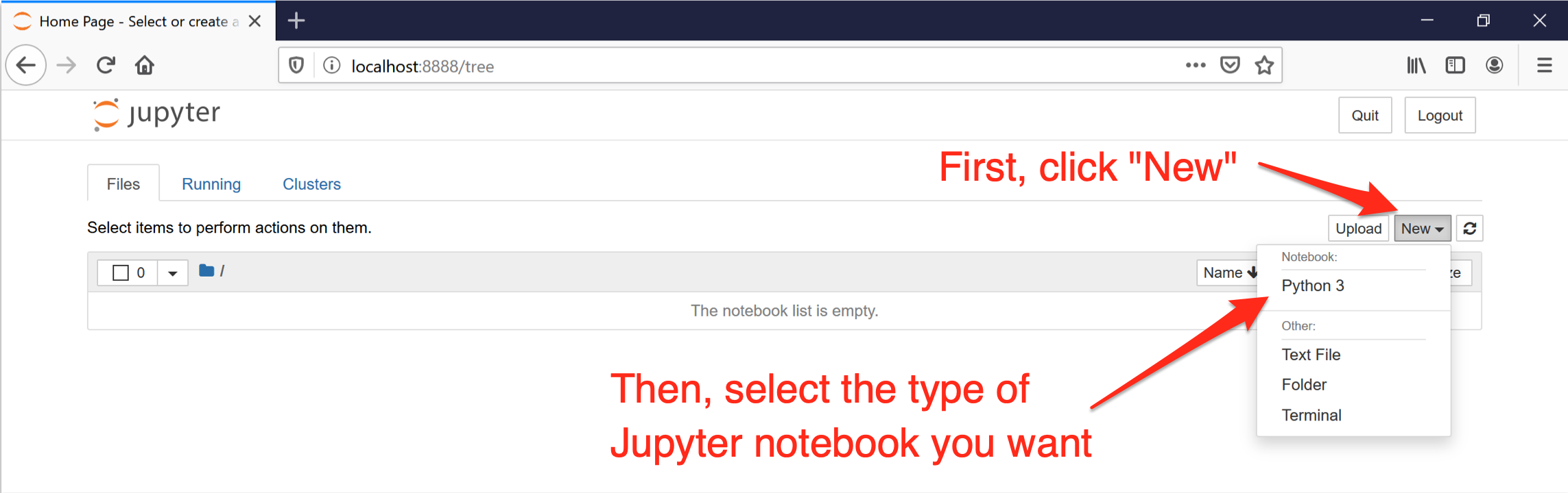 How To Start A New Jupyter Notebook Edlitera