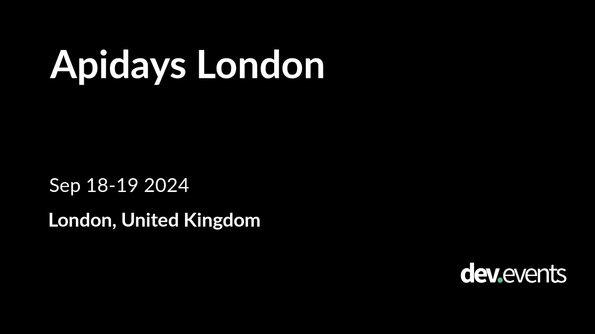 Apidays London