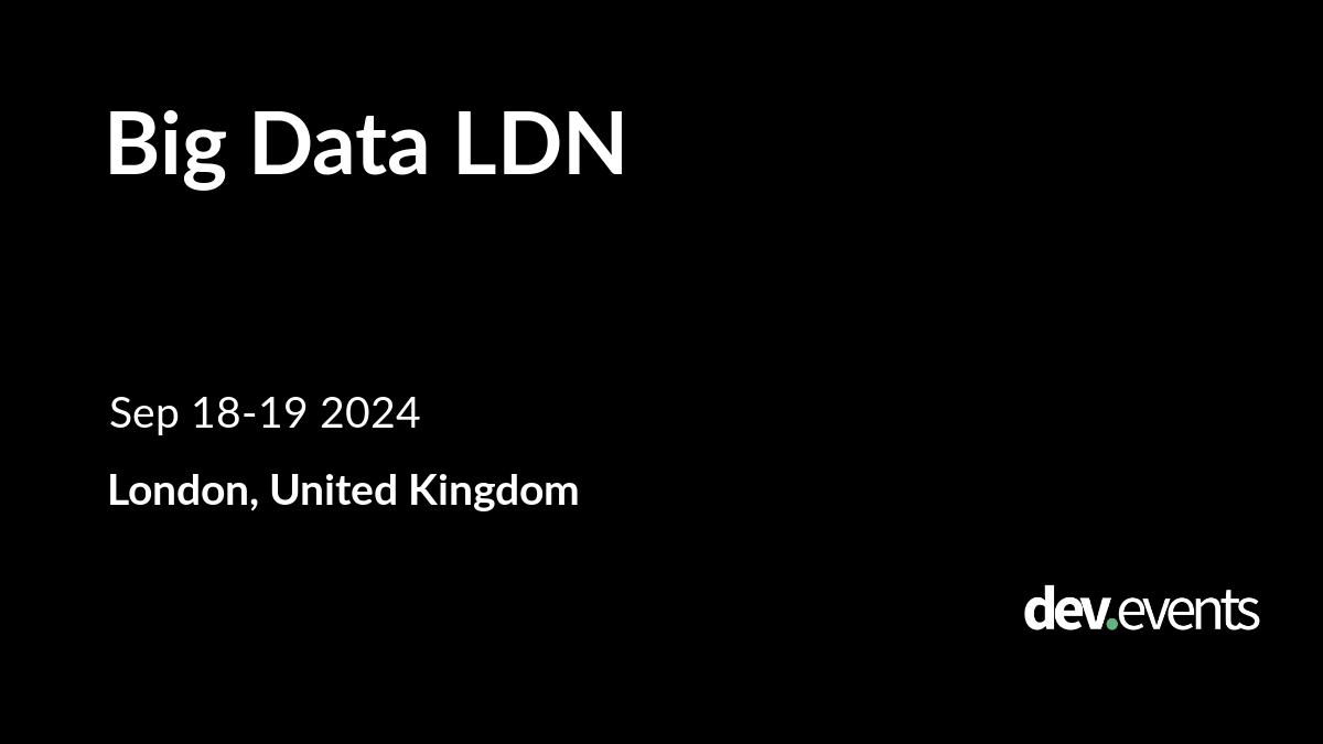 Big Data LDN