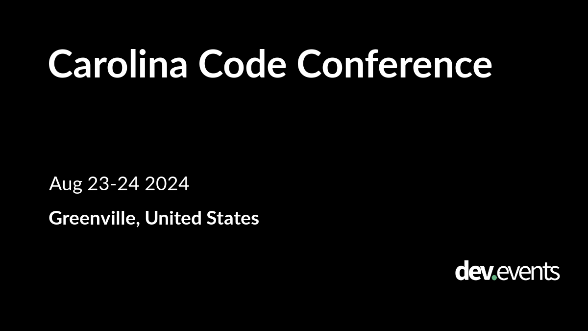 Carolina Code Conference
