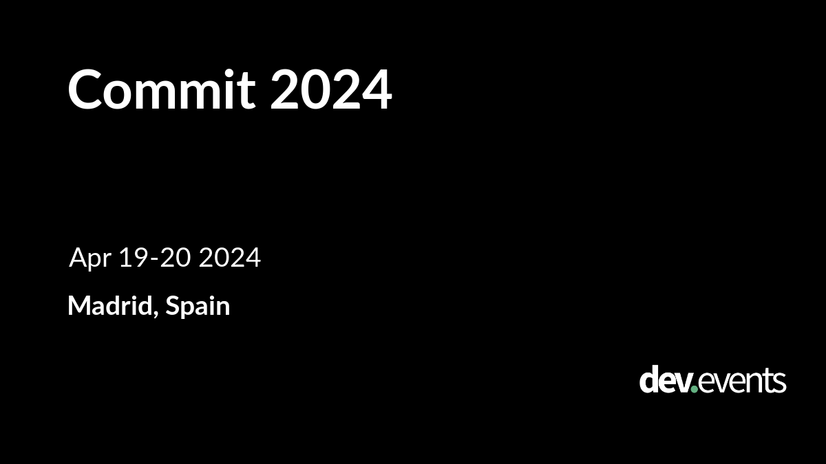 Commit 2024
